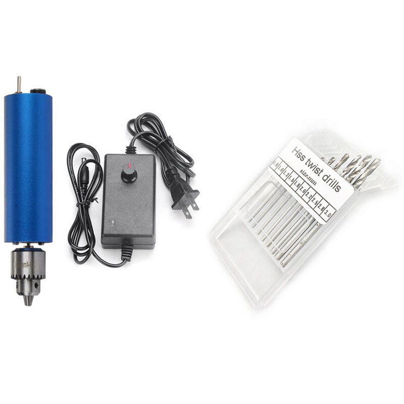 Электрическая шлифовальная машина Мини-дрель Набор для шлифования Аксессуары Инструмент для фрезерования Полировки Сверления Резки Гравировки Вилка США