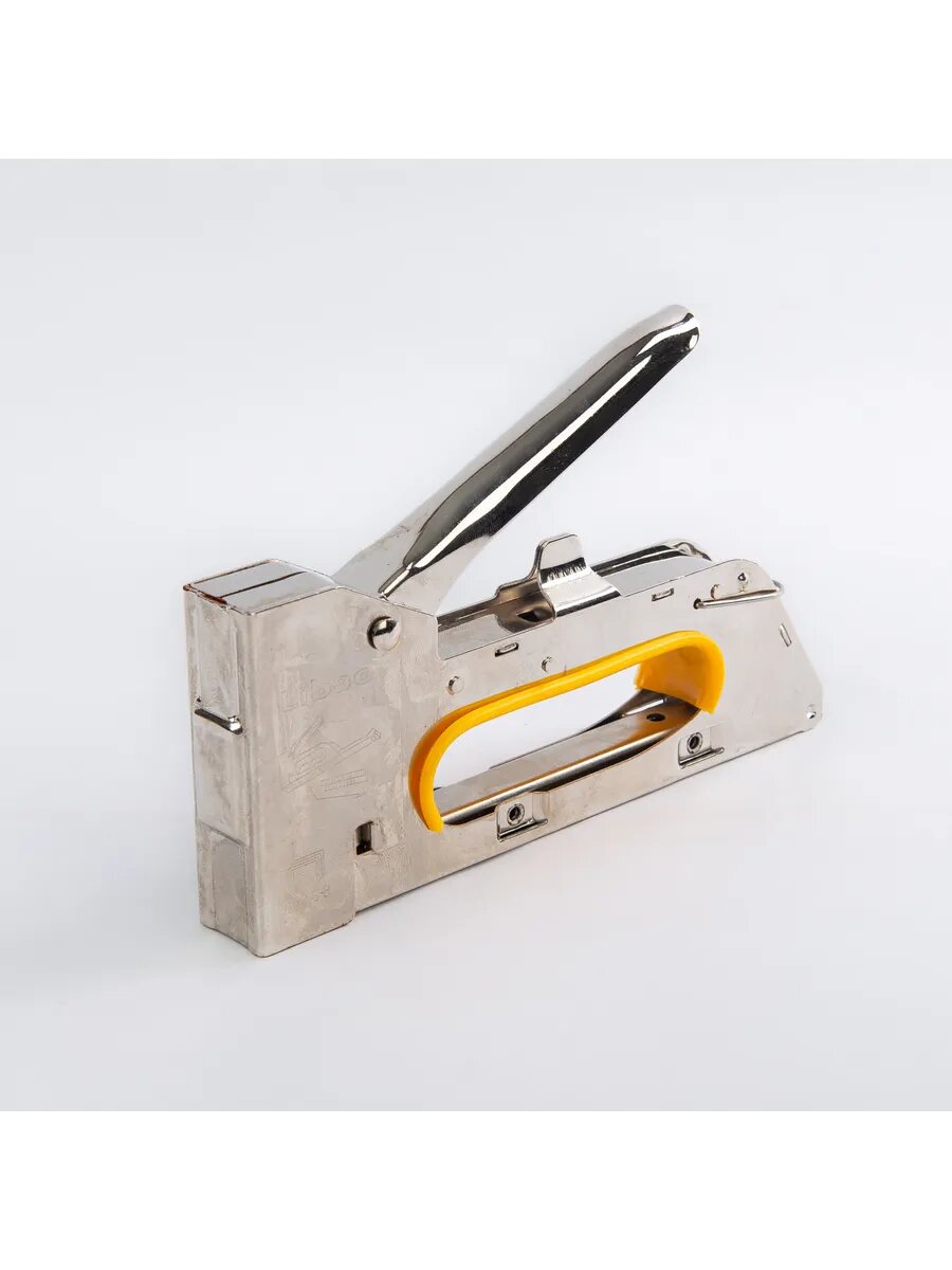 Степлер Libao, универсальный, металлический корпус, ручной, П-образные скобы, 4-8мм