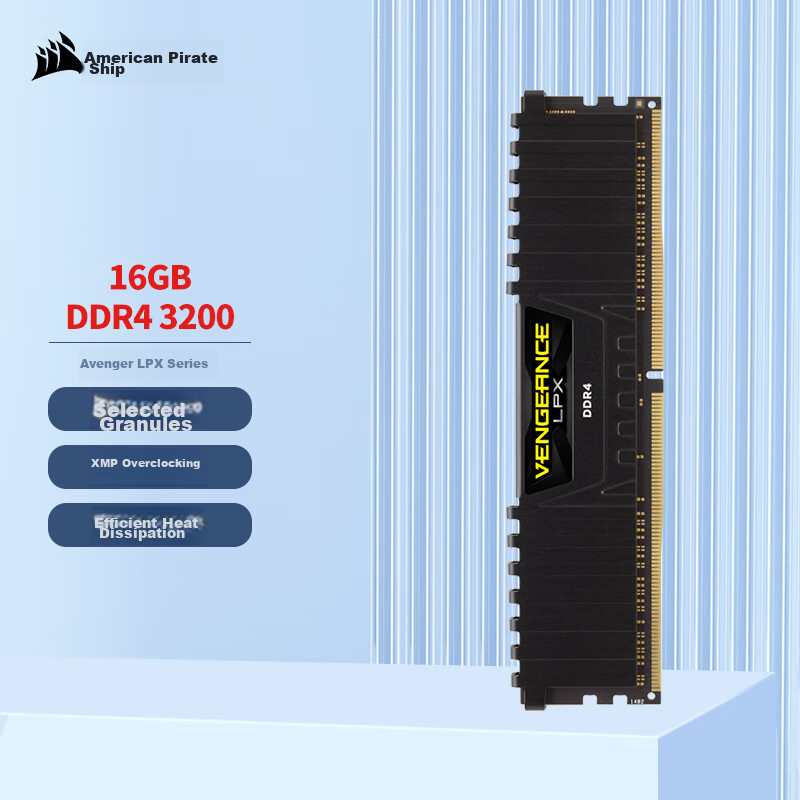 Corsair Vengeance LPX 16GB DDR4 3200MHz Оперативная память для настольных ПК черная Количество модулей и общий объем