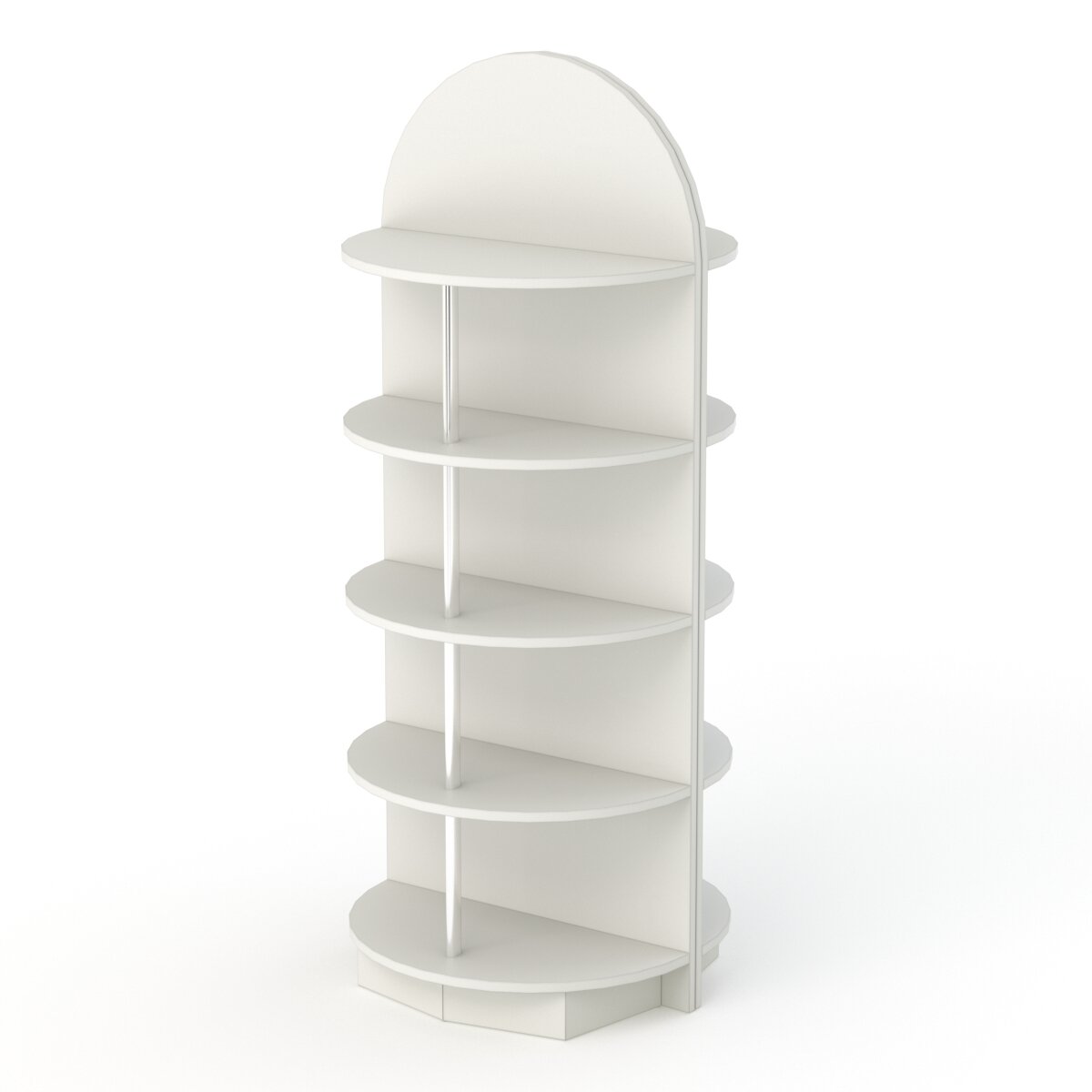 Стеллаж островной малый СОМ-1, Белый. Производитель товара - компания Westcom.