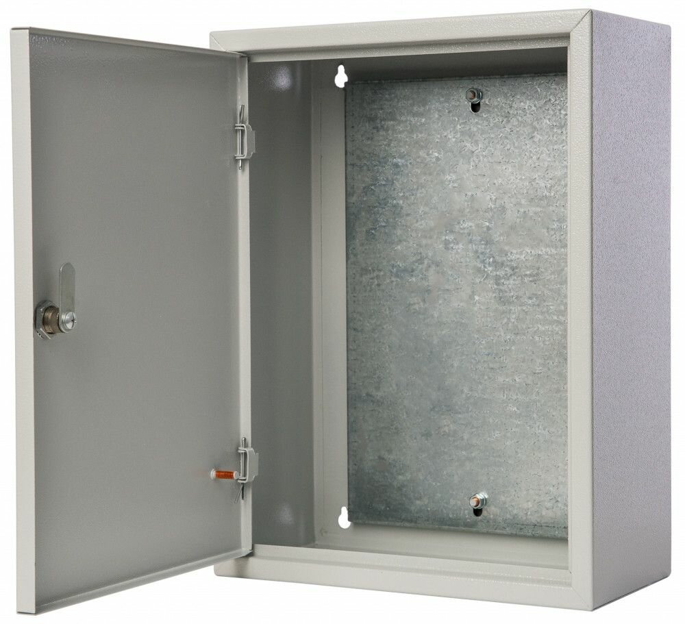 DEKraft Корпус металлический навесной с монтажной панелью, IP31, 400х300х155, 30544DEK