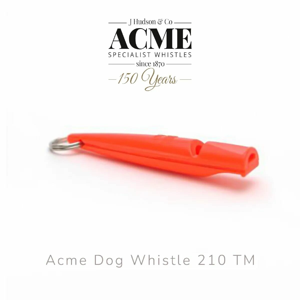 Свисток для дрессировки собак Acme Dog Training Whistle 210 оранжевый