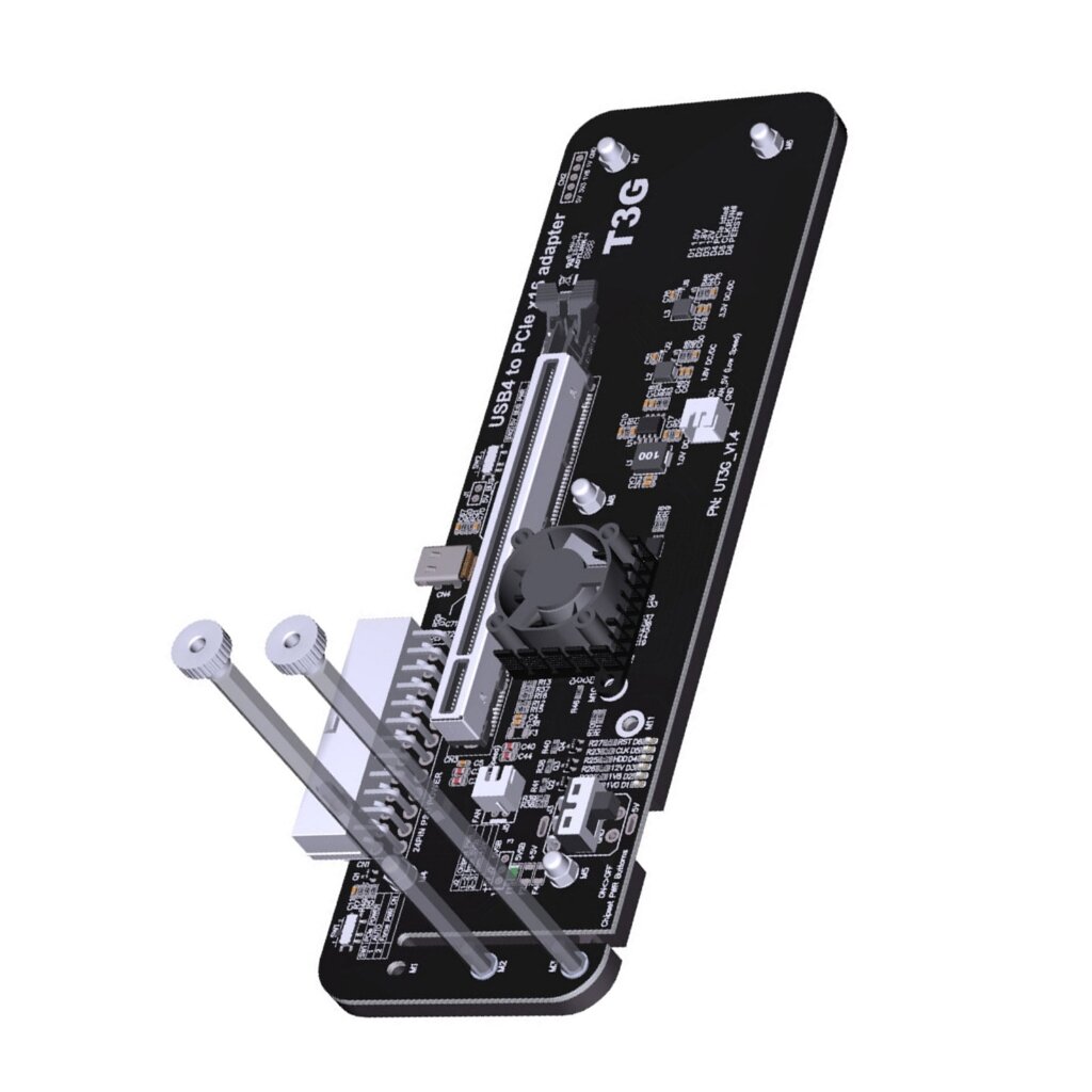 ADT UT3G Внешняя док-станция для GPU TB4 eGPU Адаптер с поддержкой USB4.0 PCIe x16 40G Адаптер