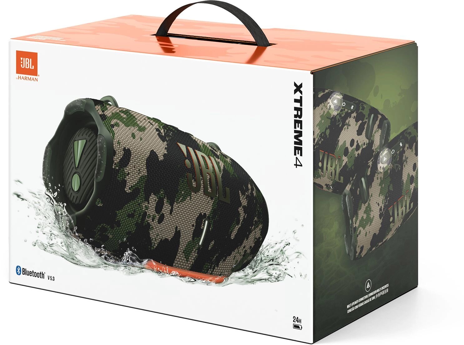 JBLXTREME4CAMOUK / Колонка портативная JBL Xtreme 4, 100Вт, камуфляж [jblxtreme4camouk]