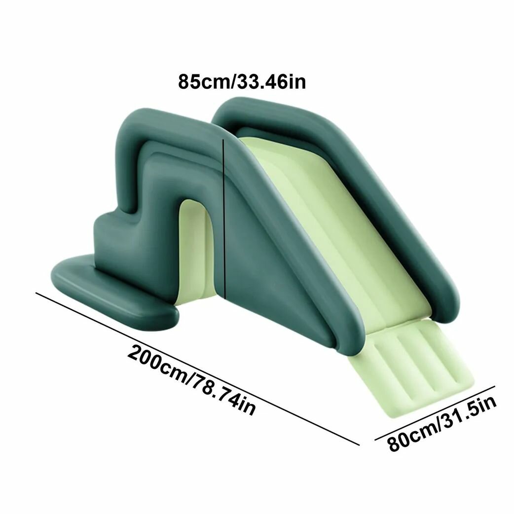 Детская горка для внутреннего и наружного использования, надувная