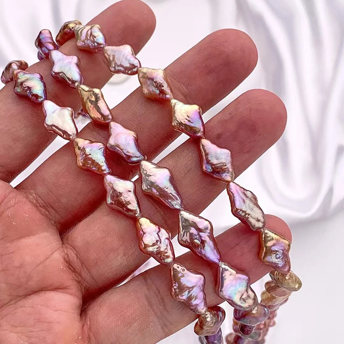 10x14 мм фиолетовый барокко натуральный пресноводный жемчуг бусины для изготовления ювелирных изделий DIY женское ожерелье браслет аксессуары