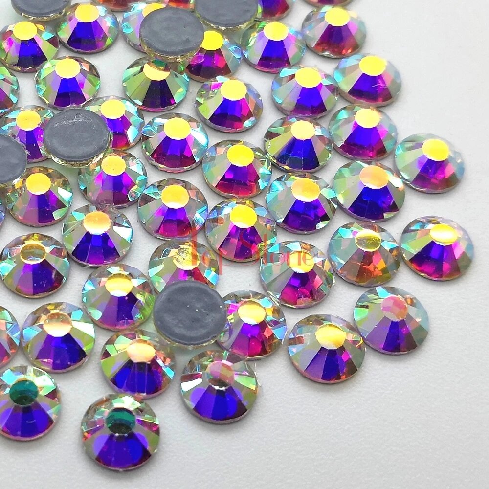 Хрустальные стразы горячей фиксации Swarovski SS50 - 144pcs, Crystal AB