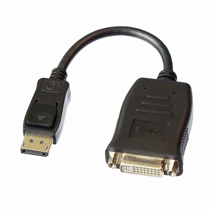 Активный переходник DP на DVI HD VGA 20 см Avtive DP to DVI
