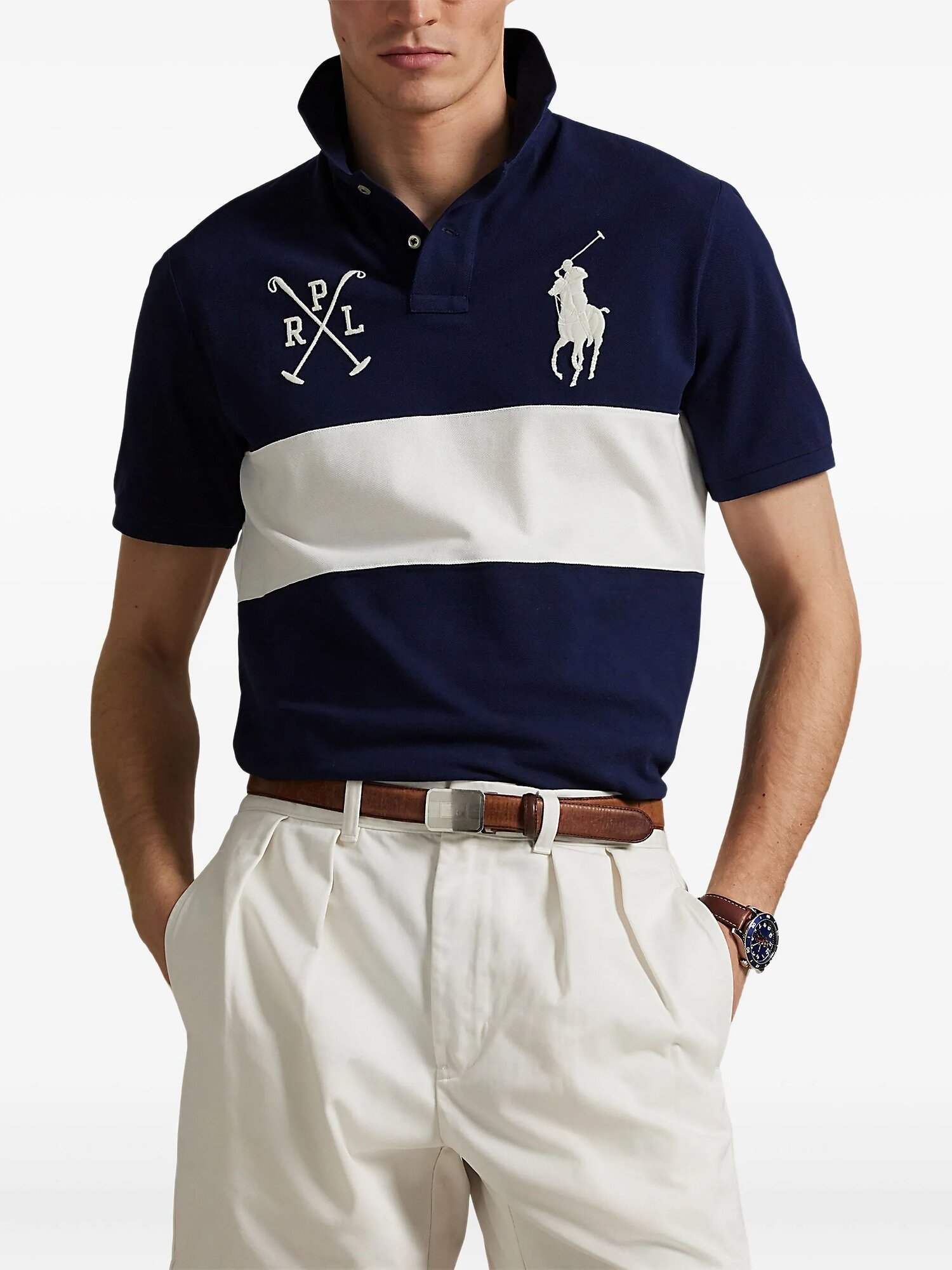 Рубашка Polo Ralph Lauren, размер 48, blue — фото 1
