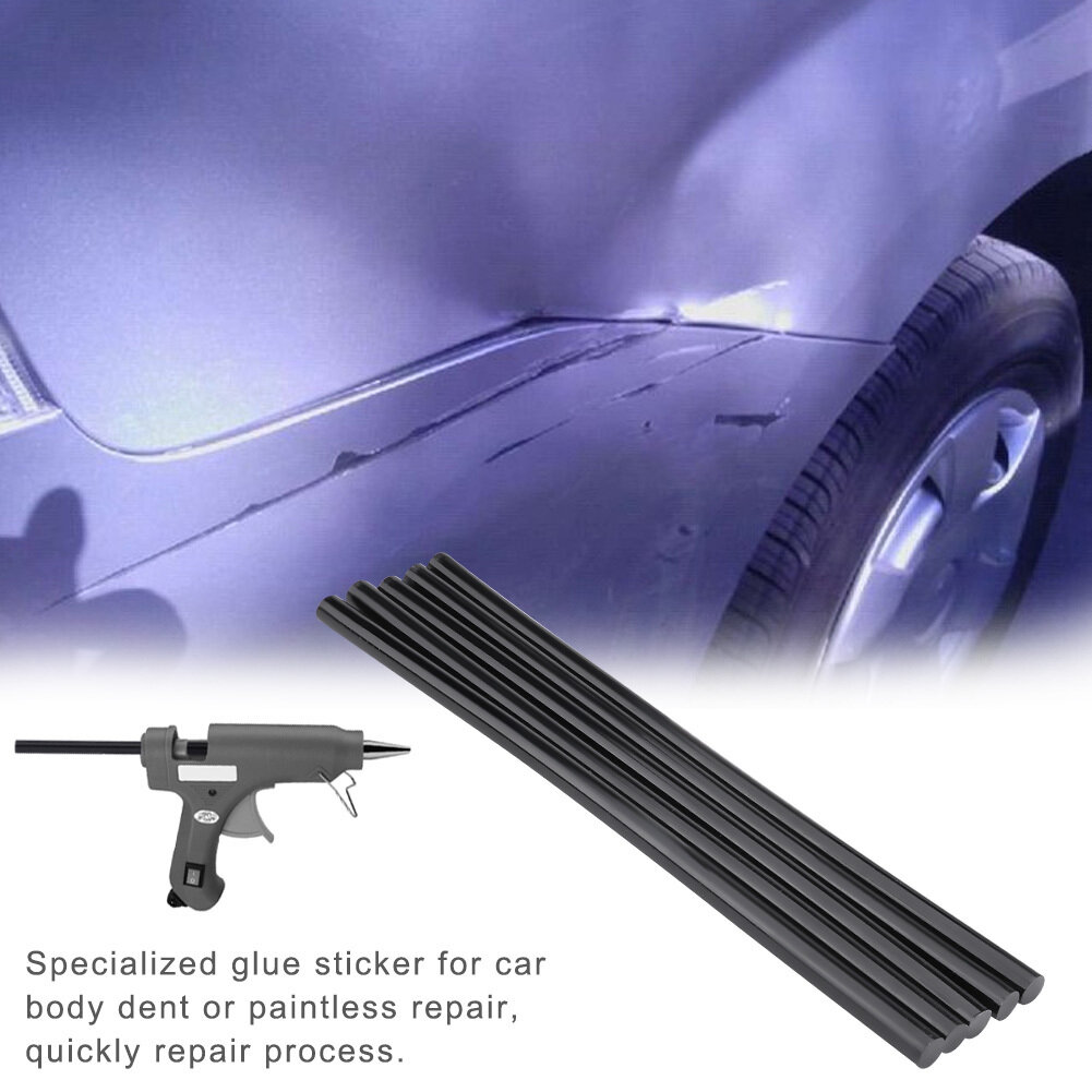 Набор черных экологичных клеевых стержней (270 мм - 11 мм), в упаковке 5 шт