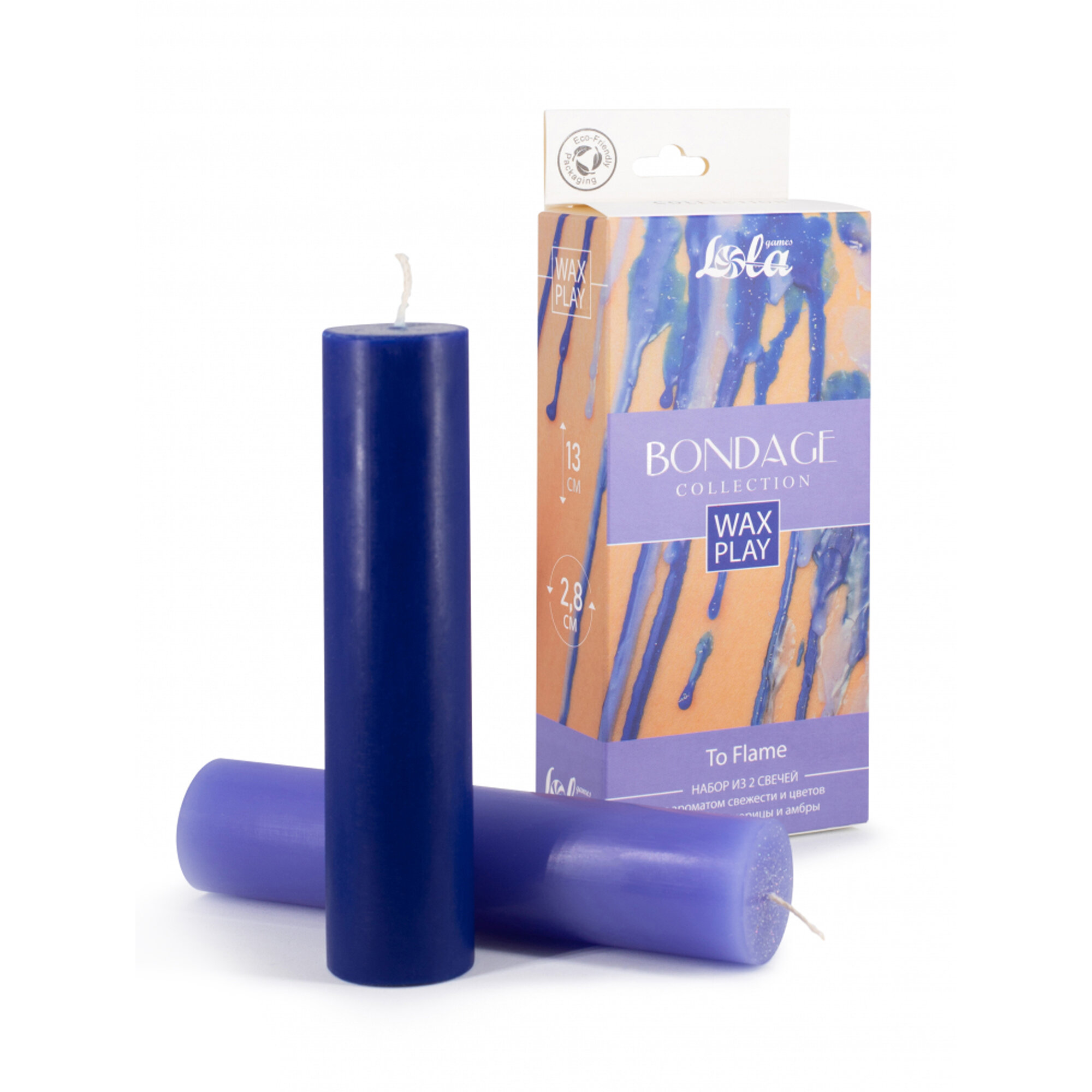 Lola Toys Набор из 2 Wax Play свечей Bondage To Flame / 1067-02lola