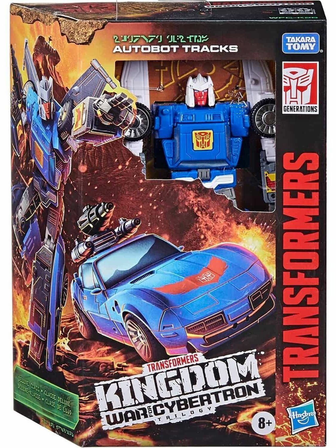 Transformers Hasbro трансформер Автобот Трекс Королевство Война за Кибертрон Делюкс Autobot Tracks Kingdom
