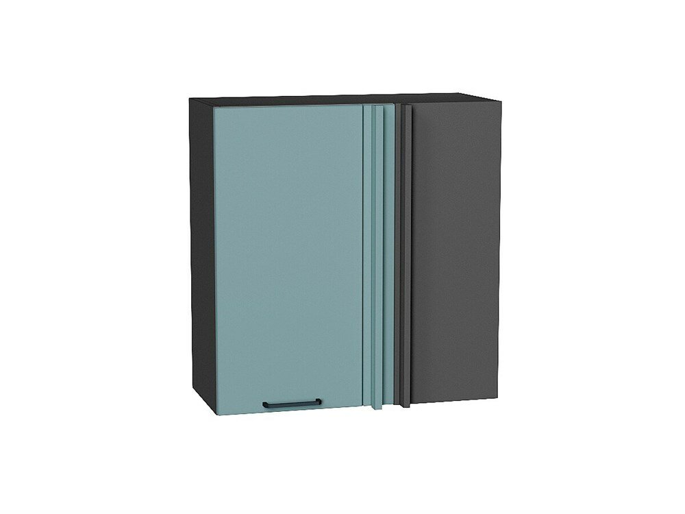 VVT Шкаф верхний прямой угловой Флэт Graphite, Grey-green In 2S, 690