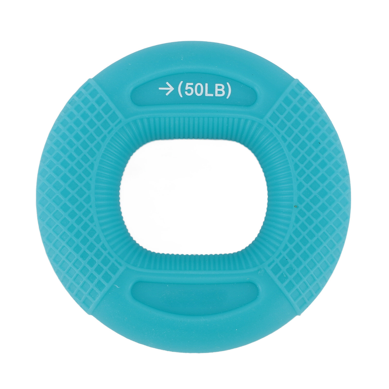 Кольцо для укрепления хвата руки, силиконовое, для силового тренажера, сжимающее кольцо для пальцев, предплечья, тренировка мышц, синее, от 40 до 50 фунтов