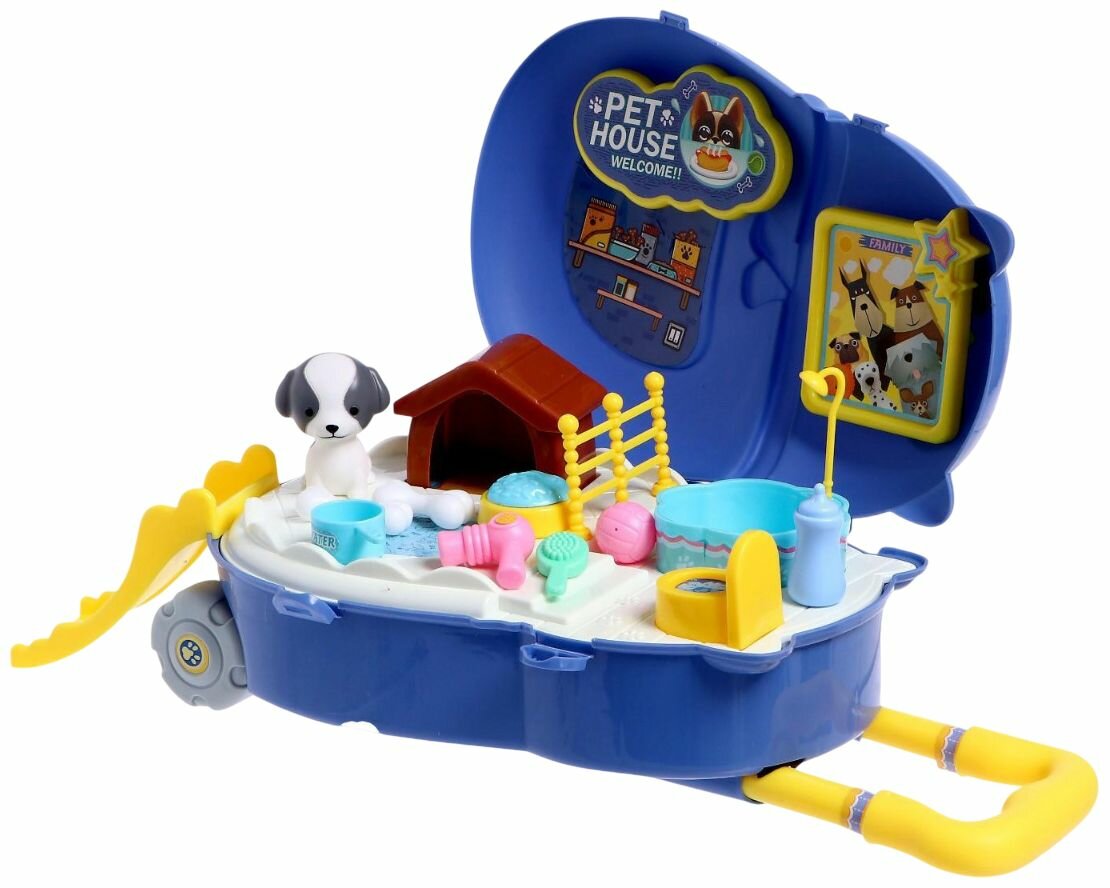 Детский игровой модуль "Мой питомец", медицинский набор, сюжетно-ролевая игра для детей, игрушечные инструменты для юного врача, 22 предмета