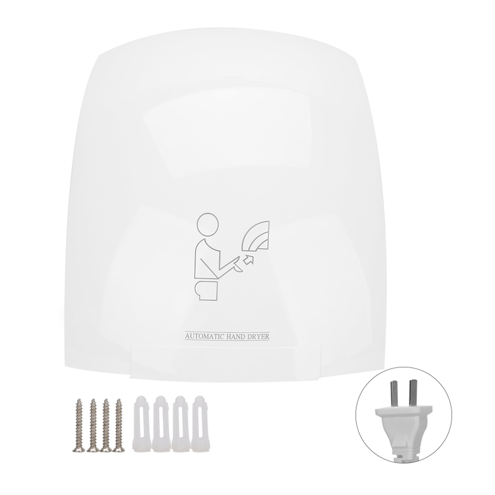 Настенное автоматическое инфракрасное устройство для сушки рук, сенсорное, для ванной комнаты