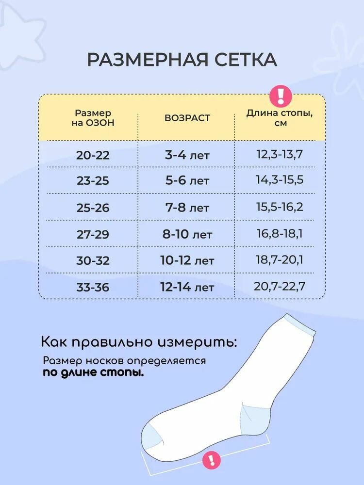 Носки размер 30, 31, 32, 33, 34, 35, черный — фото 1