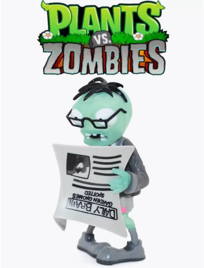 Игровой набор Зомби с Газетой Зомби против Растений Plants vs zombie