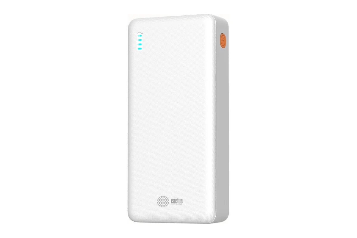 CACTUS CS-PBFSEA-20000 Мобильный аккумулятор 20000mAh USB-A/2xUSB-C белый корпус