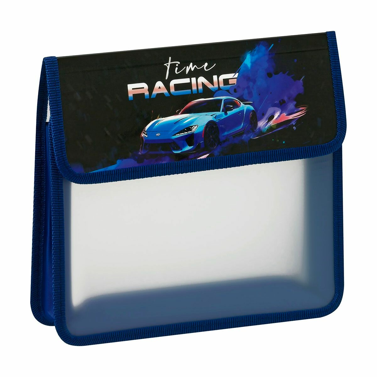 Папка для тетрадей 2 отделения, ArtSpace "Be in the race", А5, пластик, на липучке (ПТ-95О2003)