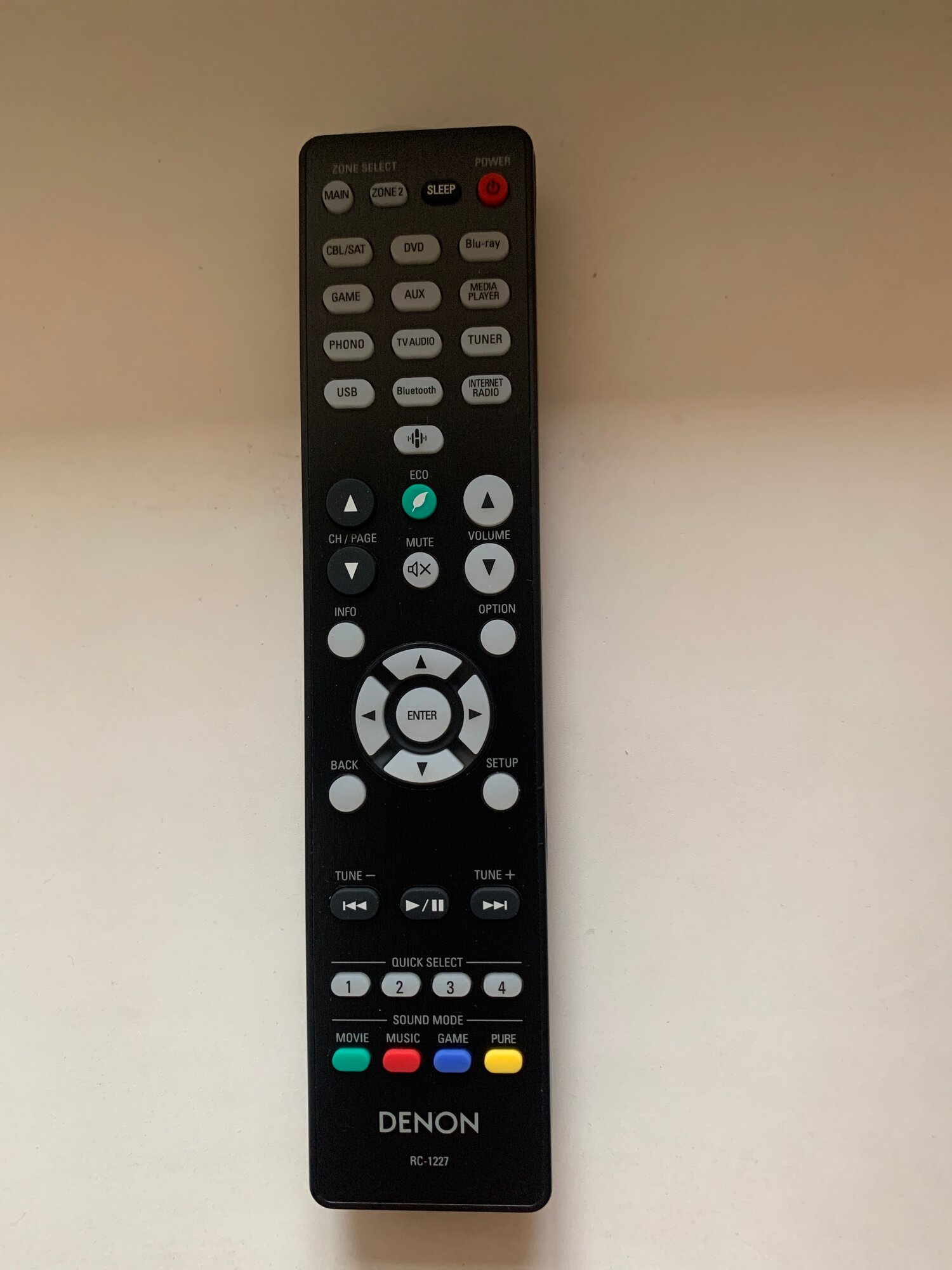 Пульт д/у Denon RC-1227, для домашнего кинотеатра, оригинальный