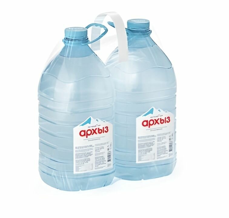 Вода питьевая Архыз 5л негазированная (бутыль одноразовая 2 шт.)