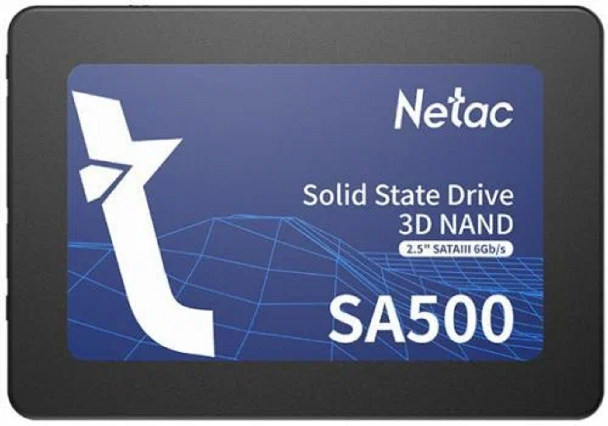 SSD накопитель NETAC SA500 NT01SA500-480-S3X 480ГБ, 2.5", SATA III, SATA