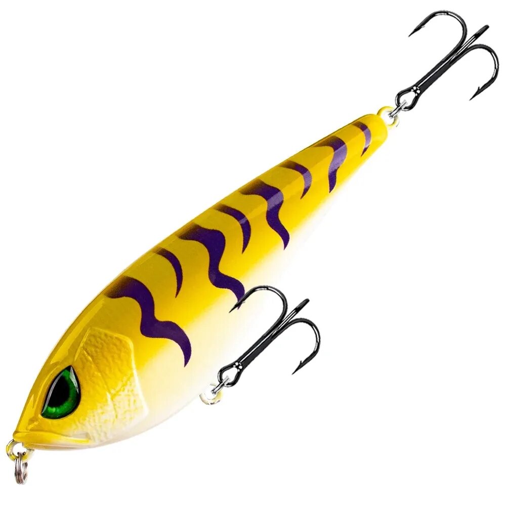 Тонущий джеркбейт Lipless Glider 130 мм Angry Fish Eye C