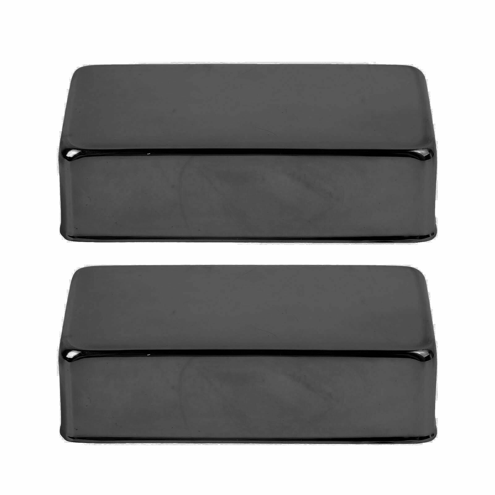 Шт. Крышки для звукоснимателей электрогитары закрытого типа, герметичные, хамбакеры с двойной катушкой, латунный корпус, черные