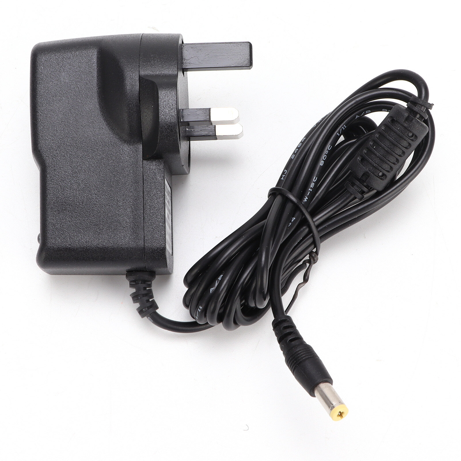 Адаптер питания 9 В, черный, многофункциональный, пластиковый, широко применим, длина кабеля 190 см.