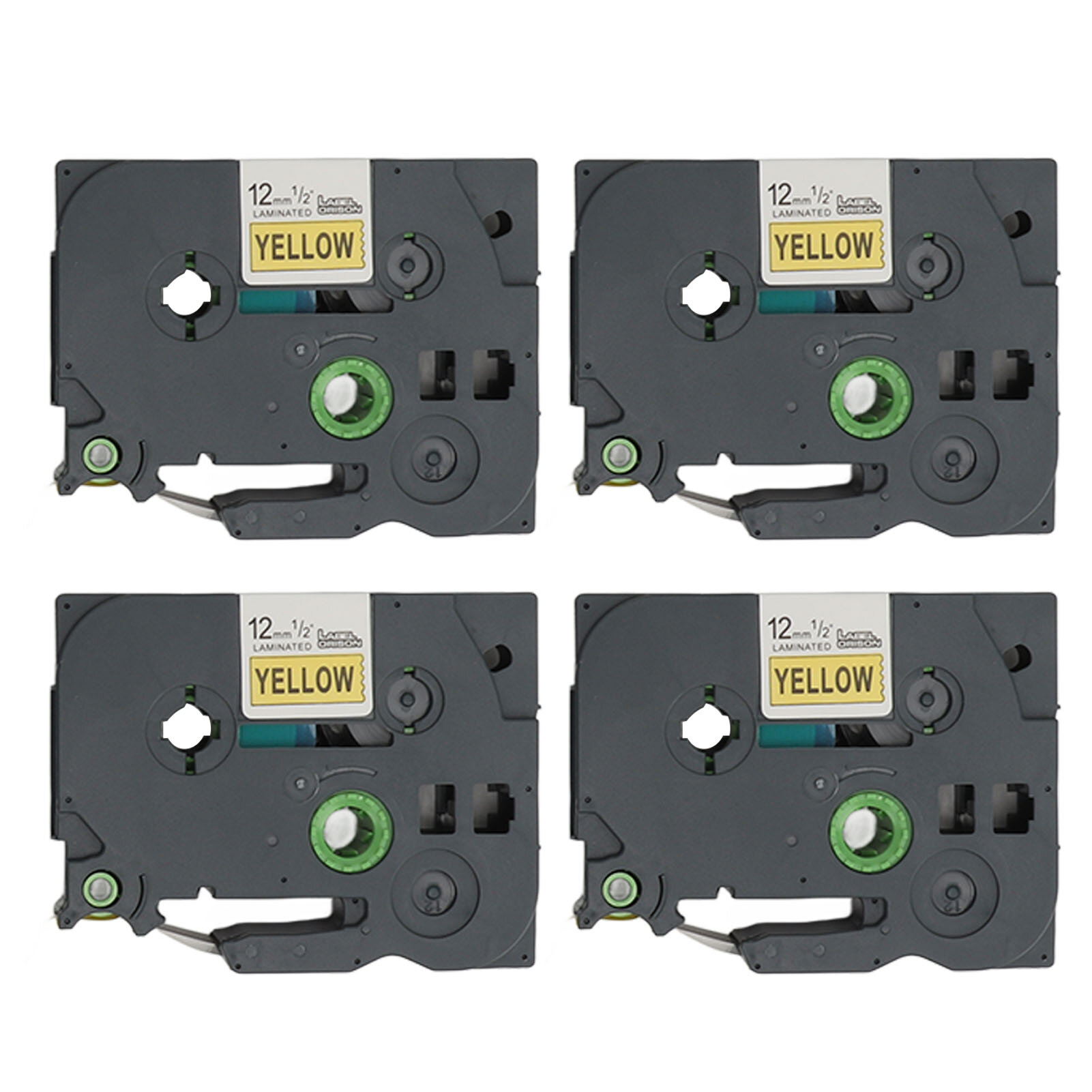 Замена ленты для NIIMBOT B1, 12 мм, желтый фон, черные буквы