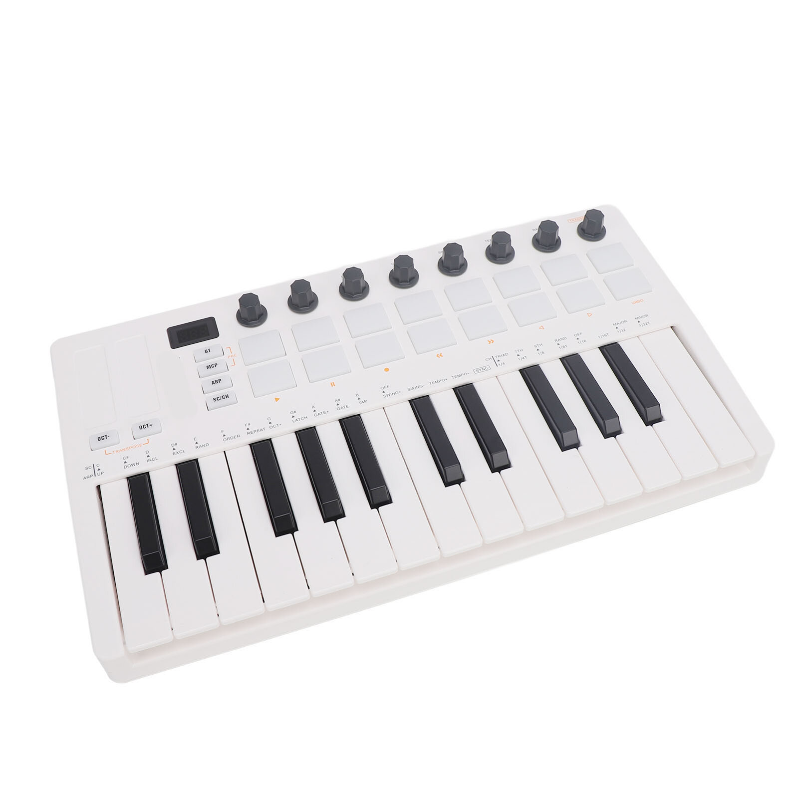 Контроллер клавиатуры MIDI BT беспроводной 25-клавишный контроллер клавиатуры для репетиций