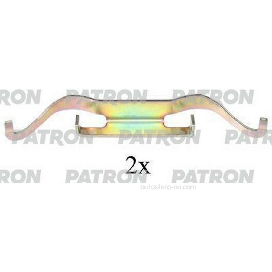 PATRON PSRK1010 Комплект монтажный тормозных колодок дисковых FORD: GALAXY (WGR) 03.95-, SEAT: ALHAMBRA (7V8, 7V9) 04.96-, VW: SHARAN (7M8, 7M9, 7M6) 09.95-