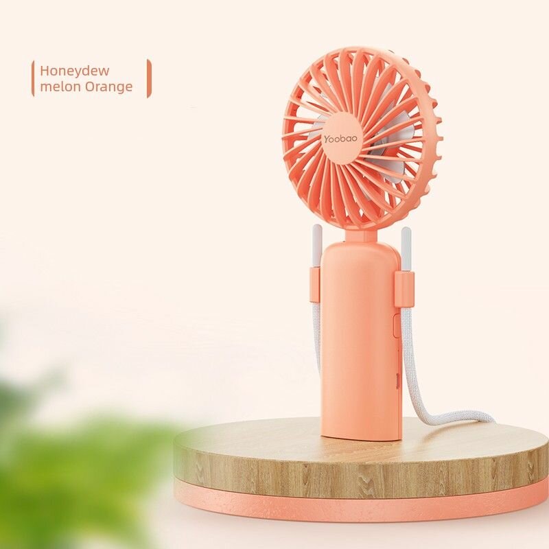Yoobao Вентилятор шейный портативный (дынный оранжевый, 2000mAh)