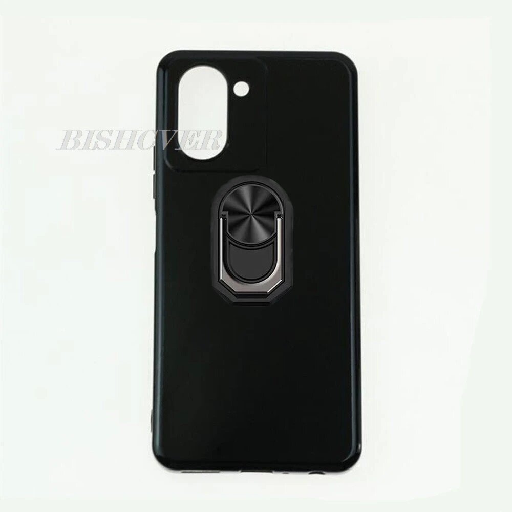 Чехол Blackview Color 8 Black TPU C Black с кольцом