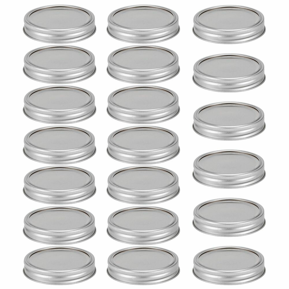 Разделяющиеся крышки для стеклянных банок 86 мм, герметичные крышки для специй и меда 20 шт