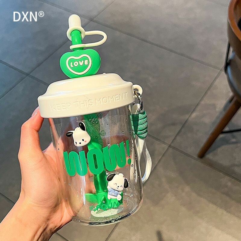 Стакан для воды с соломинкой для женщин, высококачественный летний офисный портативный стакан для смешивания кофе 2024 года, новый пластиковый стакан для студентов