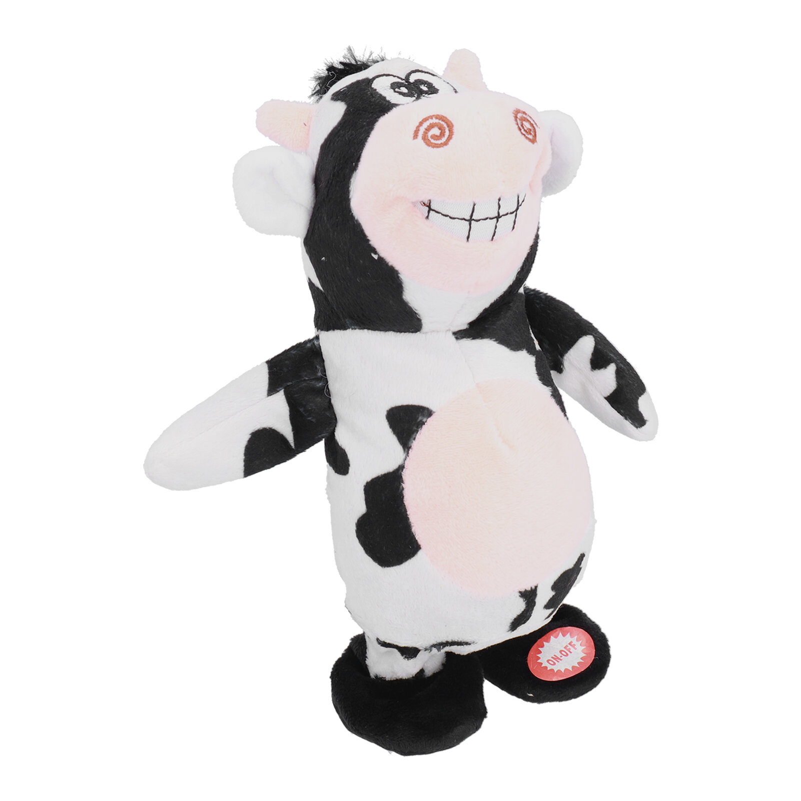 Electronic Plush Animal Stuffed Toys Speaking Dancing Interactive Repeating Pet Toys Cow, 3 x AAA Batteries (Not Included), 1 x Speaking Animal Toy, Short plush, PP cotton, 3 + years old