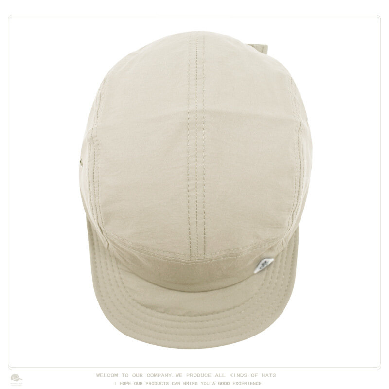 Японская бейсболка с короткими полями, быстросохнущая кепка для защиты от солнца, для активного отдыха на природе, для мужчин и женщин, мягкая пятисекционная шляпа с полями