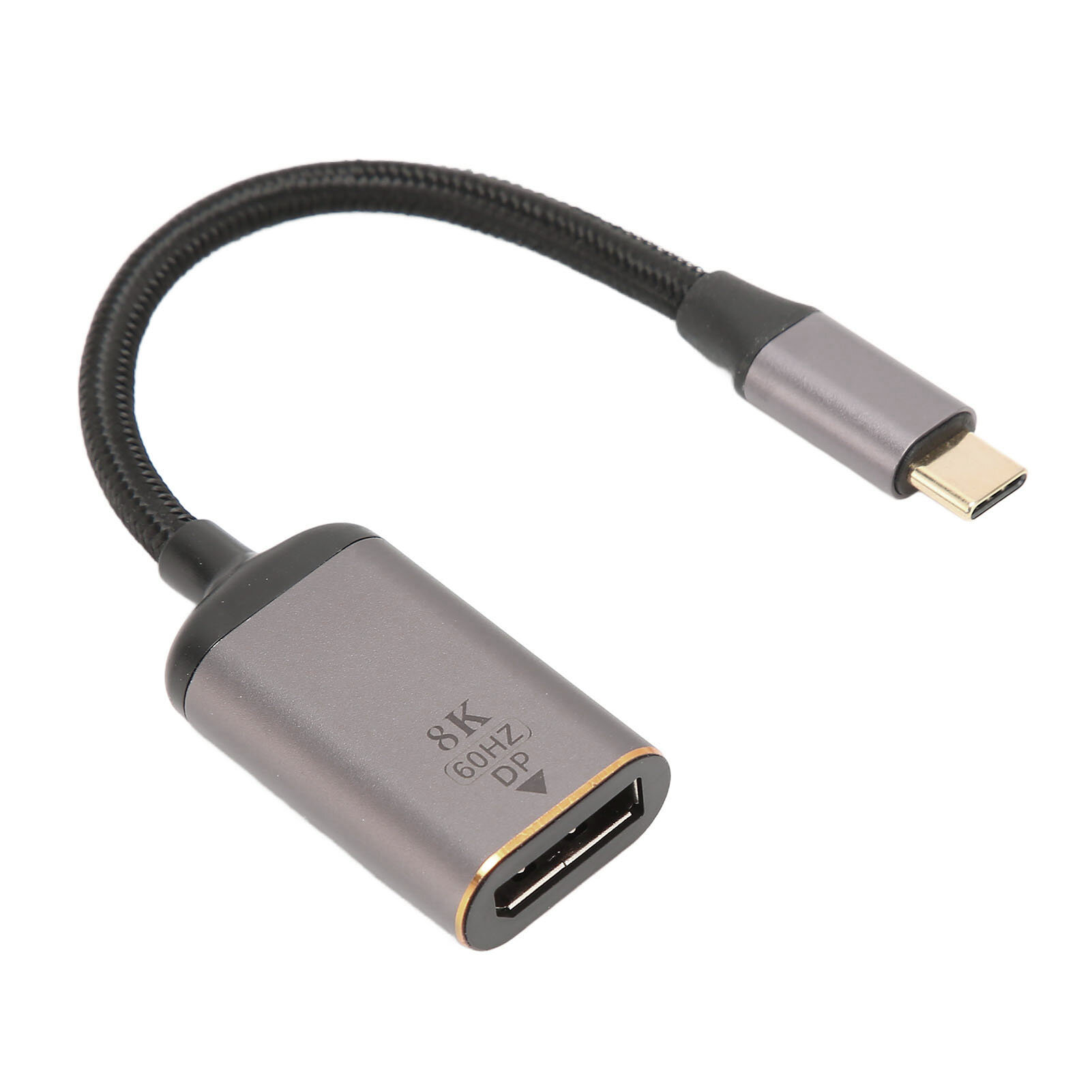 Адаптер USB C к DisplayPort из алюминиевого сплава USB C папа к DP мама 8K 30 Гц 4K 144 Гц HDR Конвертер USB C в DP