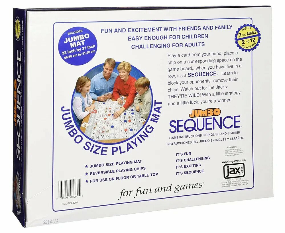 Sequence Jumbo Edition семейная настольная игра — фото 1