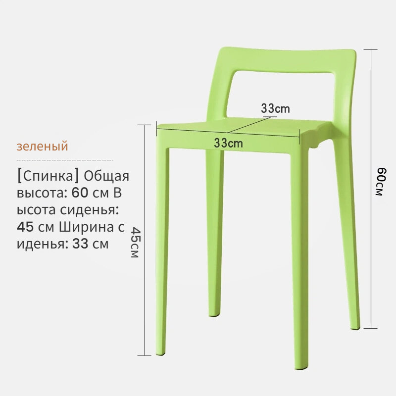 Легкие пластиковые стулья с оригинальным дизайном, простые в уходе!