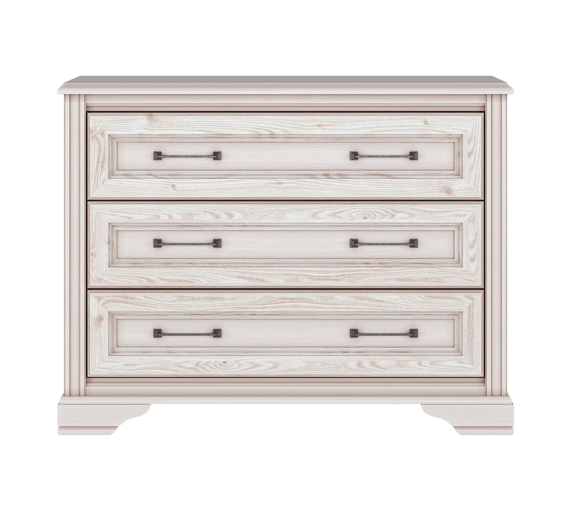 Комод БРВ Мебель STYLIUS B169-KOM3S Лиственница сибирская Размеры: Высота 805мм Глубина 410мм Ширина 1040мм