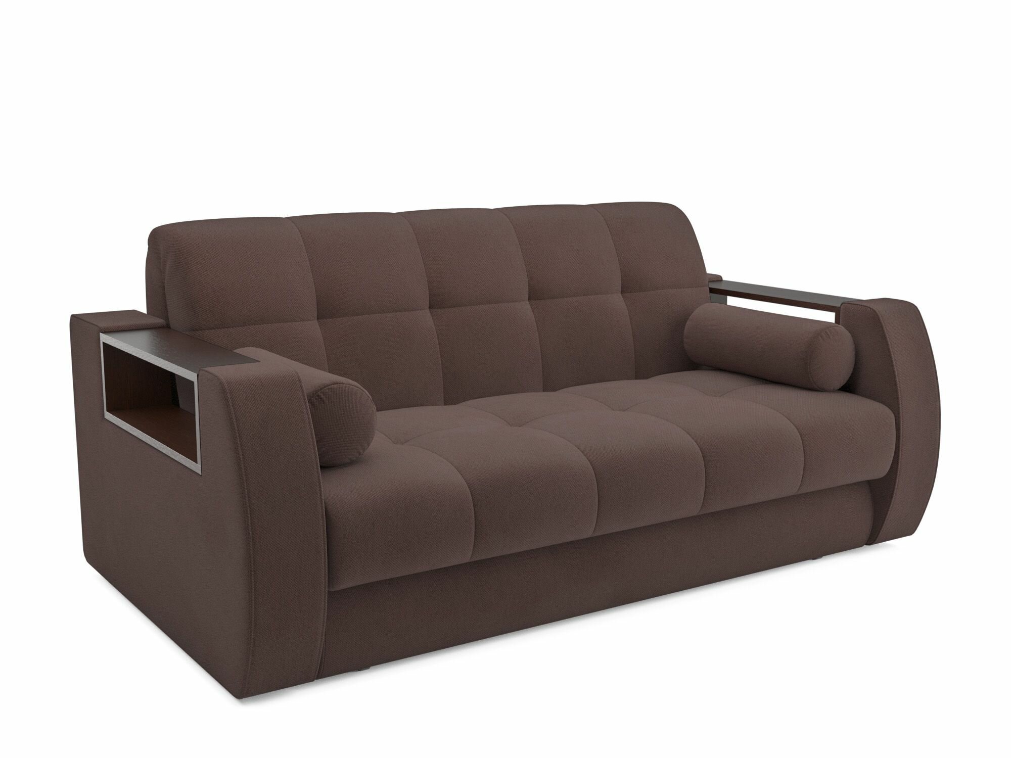 Диван-аккордеон Mebel-ars Аккордеон Барон №3 Велюр молочный шоколад НВ-178 13