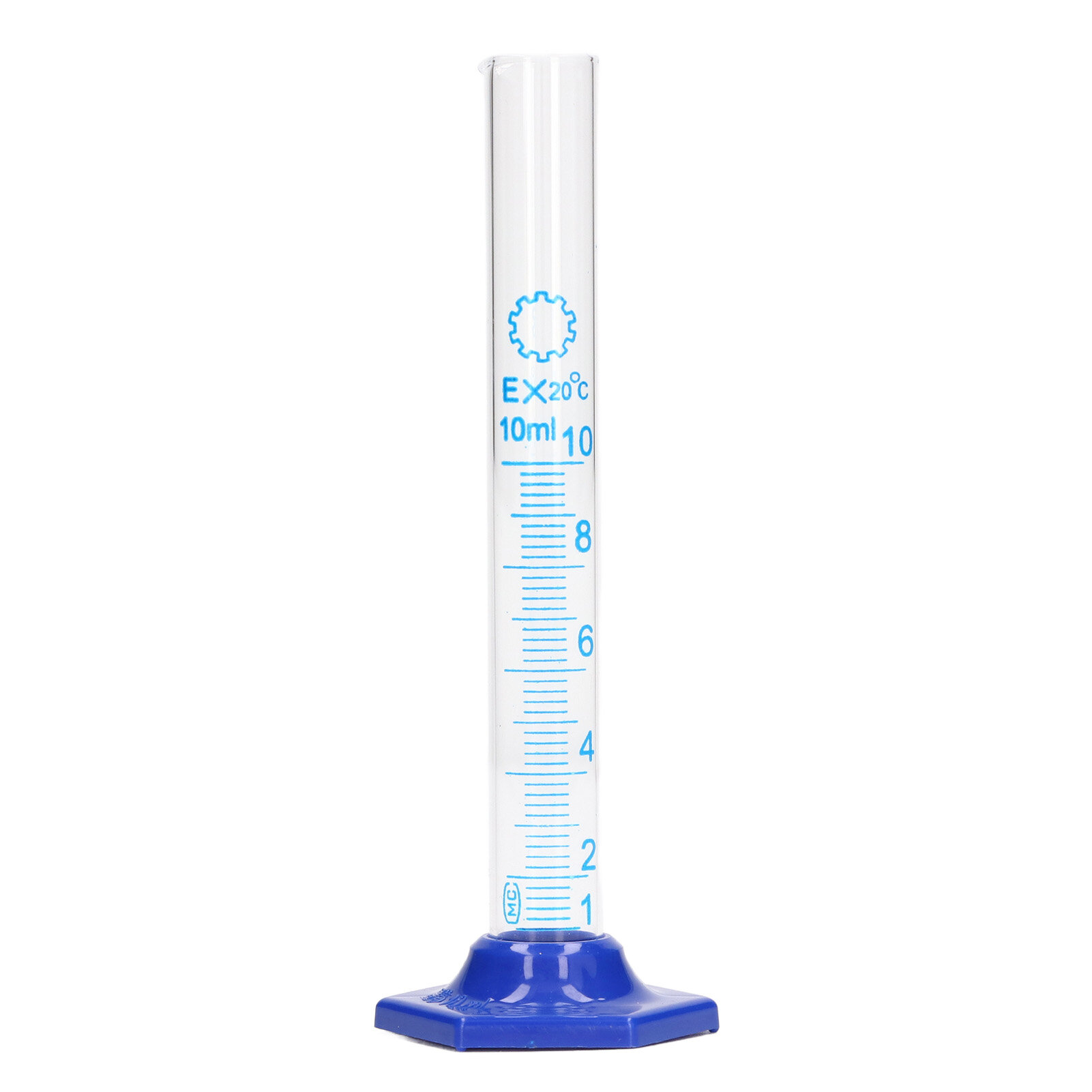 10 шт. мерных стеклянных цилиндров 10 мл