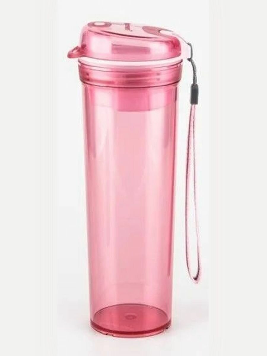 Бутылка Глэм (600 мл), розовая. Tupperware