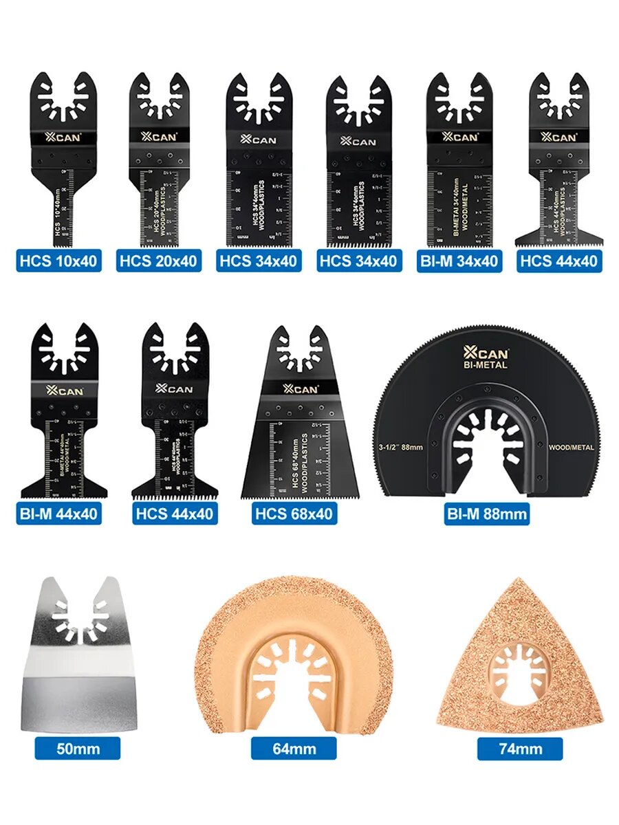 Насадки для реноватора по металлу, 13 шт.