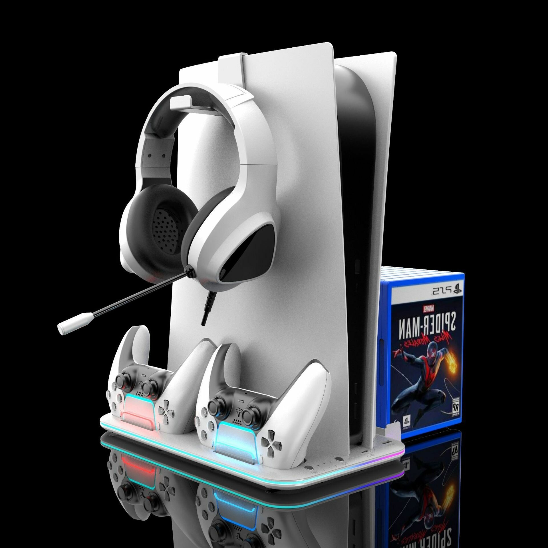 Зарядная Док-Станция для PlayStation 5 Pro с Системой Охлаждения и USB-Портами