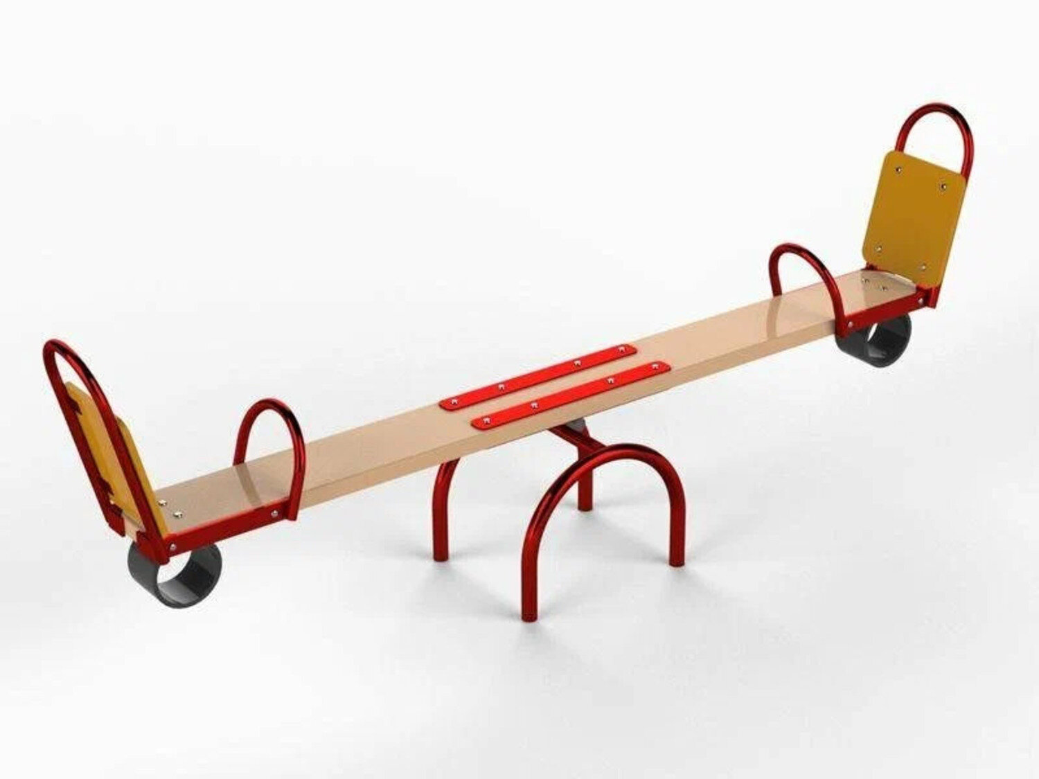 Балансир-качель Кб 2 для общественных мест, габарит 2,3 * 0,4 м, высота 0,85 м