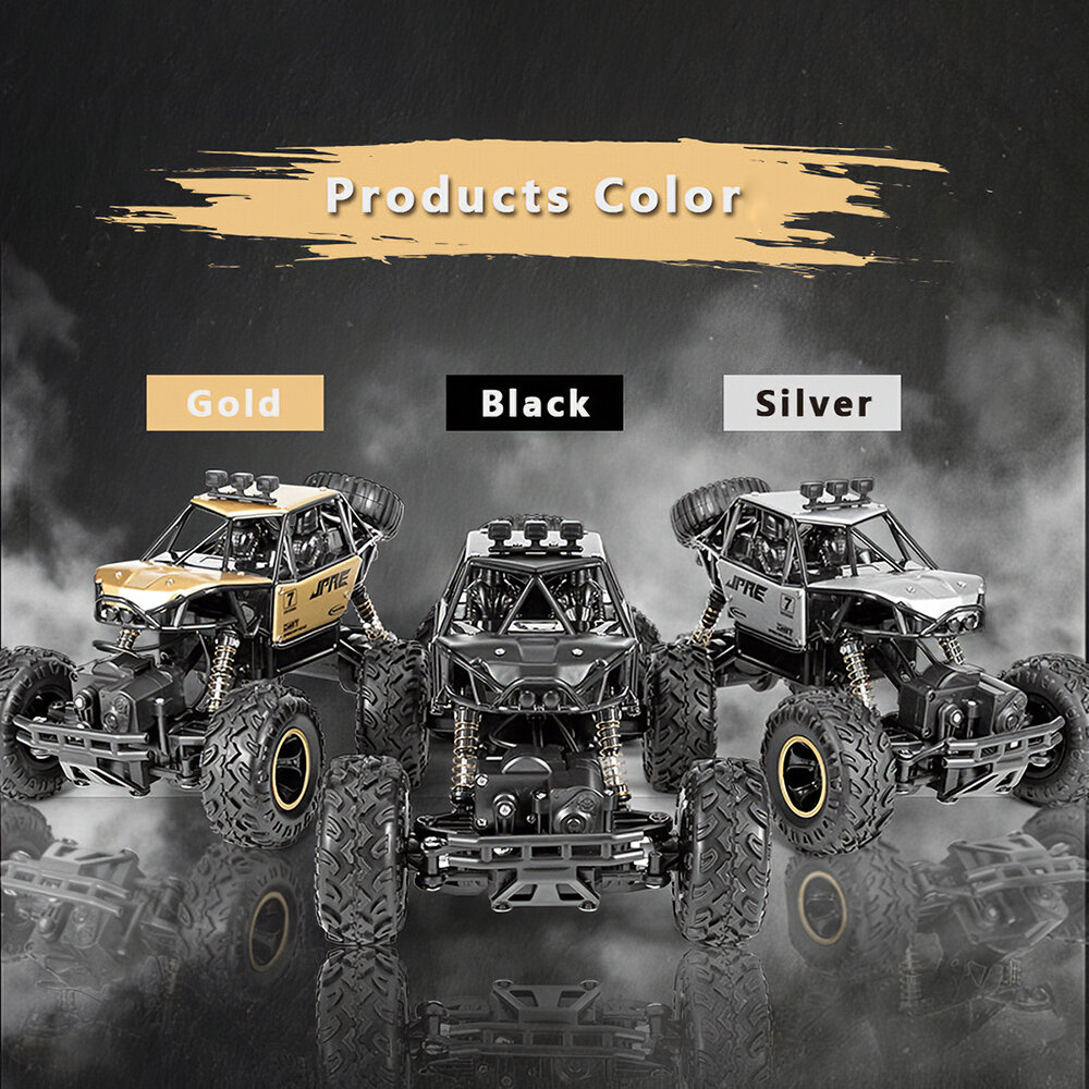 1/16 внедорожный багги сплав радиоуправляемый автомобиль 2.4GHz 4WD 15км/ч высокоскоростной автомобиль для преодоления подъемов RTR